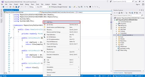 Repository Pattern With Adonet In Mvc