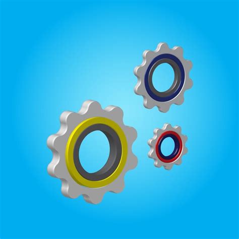 Premium Vector 3d Gear Vector