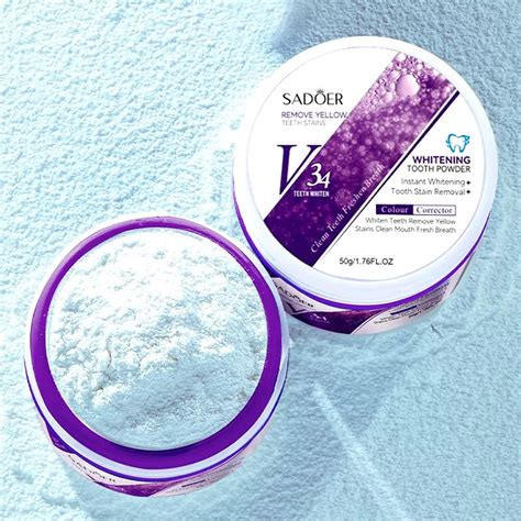 Sadoer V34 Mint Whitening Toothpaste Powder Bioaqua Pakistan