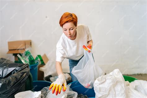 Premium Photo Serious Pretty Redhead Female Worker Wearing Latex