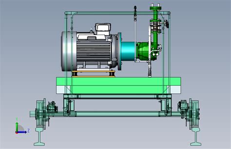 移动式增压泵站系统结构 Solidworks 2020 模型图纸下载 懒石网