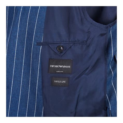 Emporio Armani엠포리오 아르마니 남성 스트라이프 피크트 더블 수트 Sivillage 에스아이빌리지