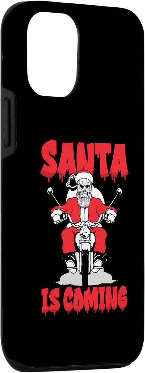 Iphone 1212 Pro Scary Santa Christmas Holiday Halloween Motorcycle