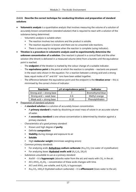Chemistry Notes Module 2 Chemistry Year 12 Hsc Thinkswap