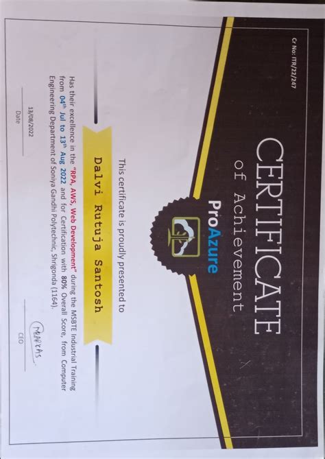 Rutuja Dalvi On Linkedin Internship