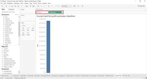 Tableau Funnel Chart Creating Stepped Advanced Funnel Chart Dataflair