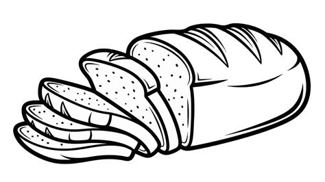 Sliced Bread Loaf Illustration 75765208 Vector Art At Vecteezy