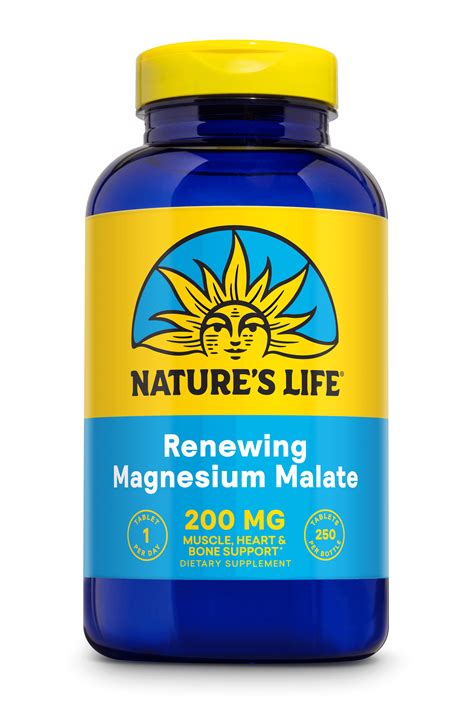 Natures Life Magnesium Malate 200mg Natures Life