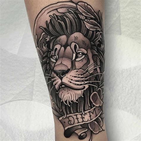 Leo Lion Tattoos For Women
