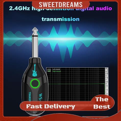 2 4กิกะเฮิร์ตซ์ ระบบกีตาร์ไร้สาย 4 ช่องเครื่องรับส่งสัญญาณเสียงแบบชาร์จไฟได้ Shopee Thailand