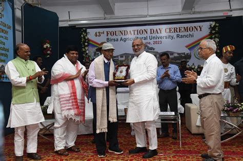 43rd Foundation Day Ceremony Of Bau Ranchi Held On 26062023 Birsa