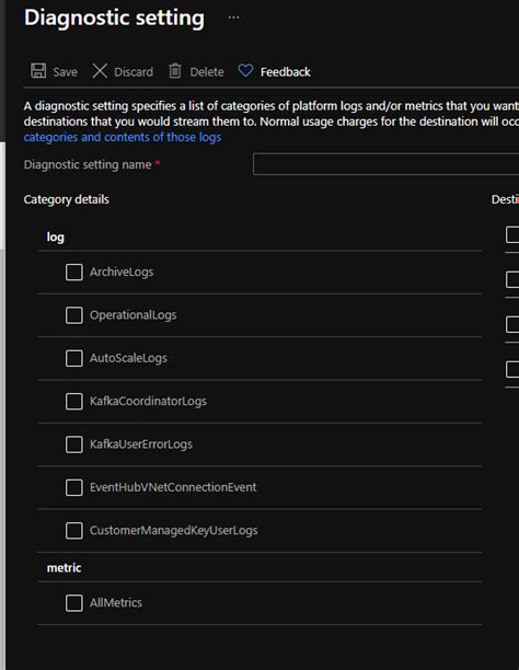 Event Hub Diagnostic Logs Microsoft Qanda