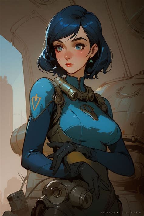 Nora Slooty Vault Suit Fallout 4 Funny Fallout Fan Art Fallout Rpg