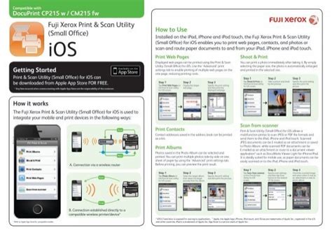 Download The Print And Scan Utility App User Guide Fuji Xerox