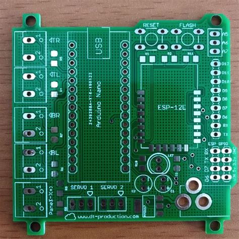 Jual Pcb Solar Tracker Dual Axis Support Iot Project Arduino Nodemcu