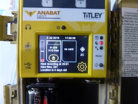 Bat Detector Reviews Review Of The Anabat Swift Bat Detector From Titley Scientific Part 2 Of