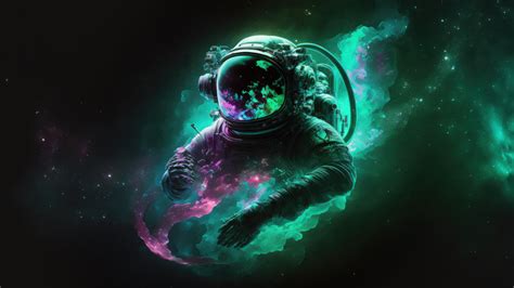 Astronaut 4k Wallpaper Nebula Clouds Space Travel Spa