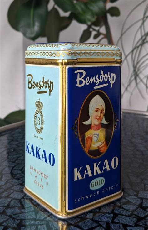 Dose BENSDORP KAKAO Blechdose Sammler Vintage Nicht Antik Kaufen Auf