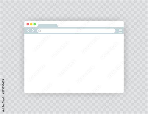 Browser window.Web browser in flat style. Window concept internet browser. Mockup screen design ...