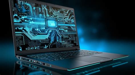 Premium Photo Image Of Laptop And Programming 3d