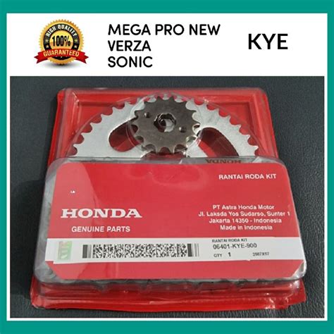 Jual Gear Set Honda Mega Pro New Verza Sonic KYE Shopee Indonesia
