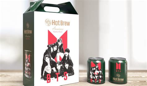 Btsパッケージの缶コーヒー「ホットブリューアメリカーノヘーゼルナッツコーヒー」日本で世界初先行発売 Musicman