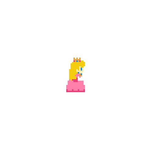 Pixilart Princess Peach Mario Party 8 8 Bit By Rose Montallies