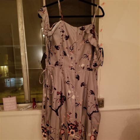 Missguided Dresses Missguided Silk Floral Midi Dress Poshmark