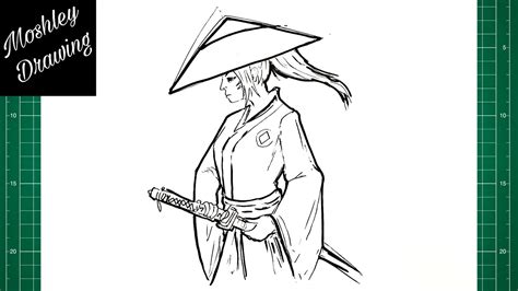 Samurai Woman Drawing