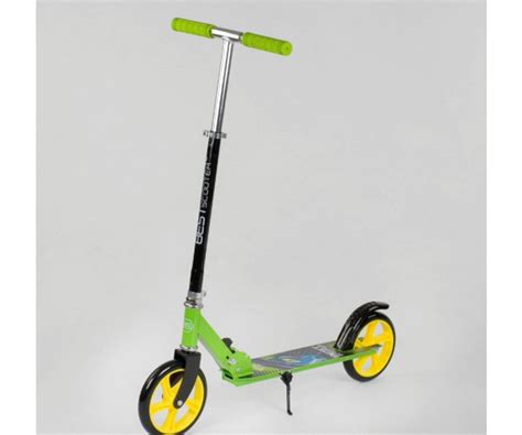 Двухколесный самокат Best Scooter складной 53396, Салатовый – фото ...