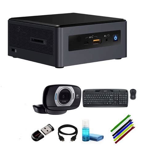 Intel Nuc Mainstream G Mini Pc Kit Bxnuc I Inhx With Wireless Keyboard Webcam Walmart