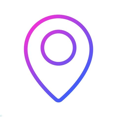 دانلود آیکون جی پی اس استایل گرادیان خطی با فرمت Png