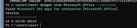 Package Issue Microsoftoffice Does Not Have Previous Versions Available · Issue 99827