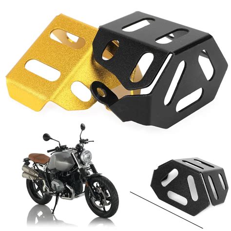CNC Motorcycle Rear Brake Fluid Reservoir Guard Cover For BWM R Nine T Scrambler
