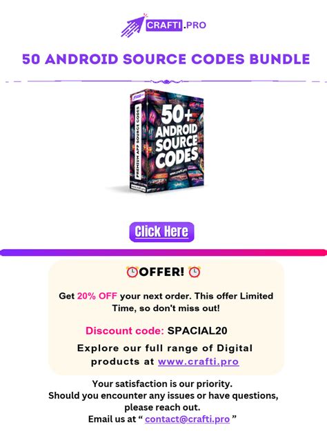 Open Me 50 Android Source Codes Bundle Pdf