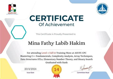 mina fathy on linkedin problemsolving asufe cpc cplusplus 10 comments