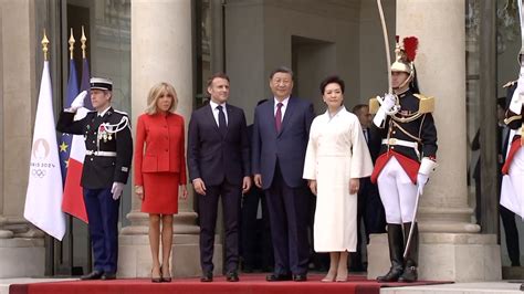 President Xi Jinping Arrives At The Elysee Palace Cgtn
