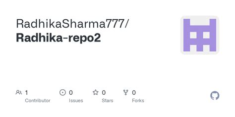 GitHub RadhikaSharma777 Radhika Repo2