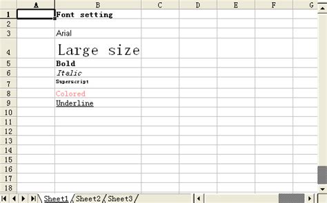 Excel Font Styles In C Vb Net