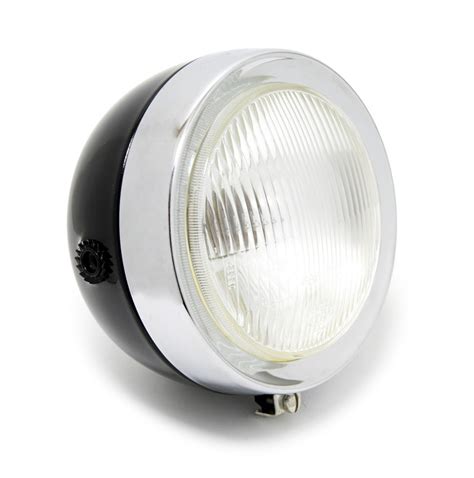 Cev 5 Round Metal Moped Headlight For Puch Tomos And More Gloss