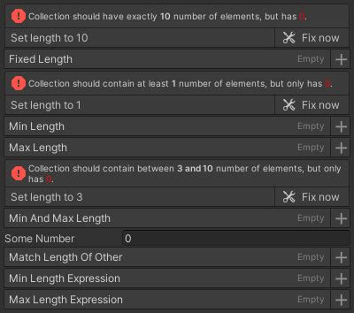 Required List Length Attribute For Unity With Odin Inspector