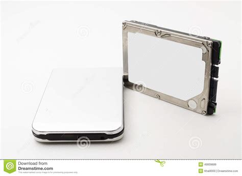 Laptop Hard Disk Drive With External Casing Stock Image Image Of Memory Cylinder 49939689