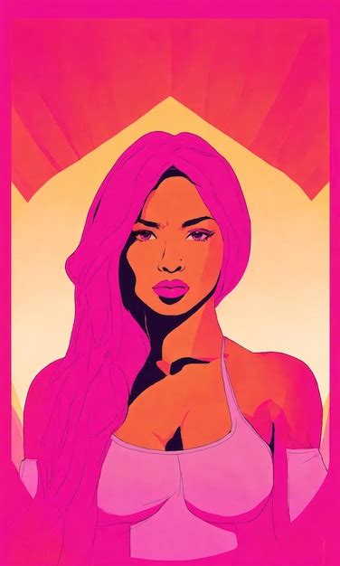 Premium Photo Psychedelic Photo Of A Woman Abstract Illustration Vector Illustration Ai Generative