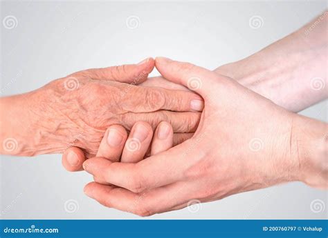 Eldery Woman Shows Leg With Skin Disease Diseases Of Older People