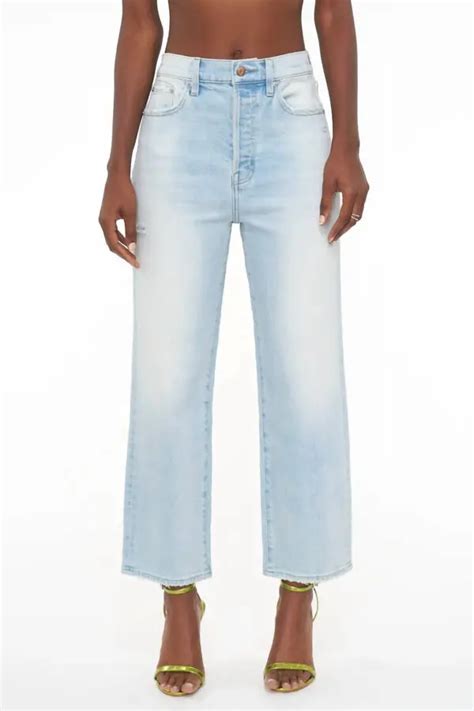 Buy Pistola Cassie Crop Super High Rise Straight Crop Jeans In Palisade