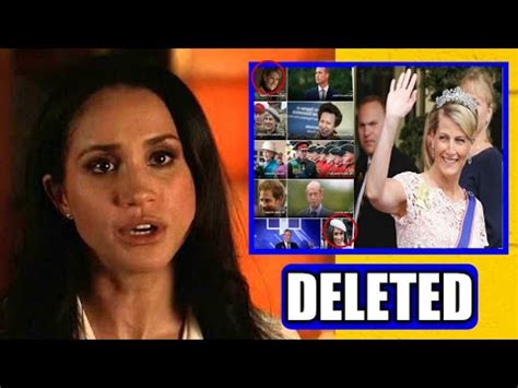 Meghan's Name DELETED From Royal Website As Charles Honours Sophie Wessex NEW TITLE - YouTube