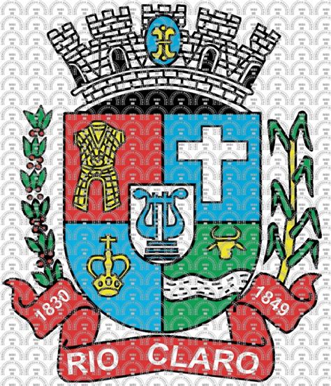 Brasão E Bandeira Do Município De Rio Clarorj Br