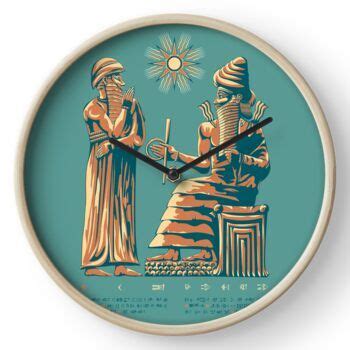Code Of Hammurabi Utu Clock For Sale By YousifAziz