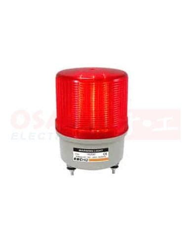 Baliza Led Rotativa Roja 100 240vac Buzzer Osaka Electronics