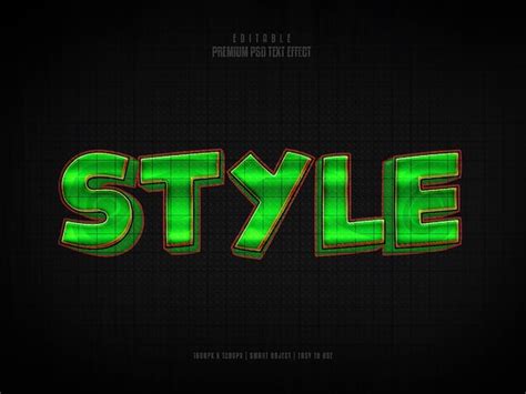 Premium Psd Style Fully Editable Text Effect